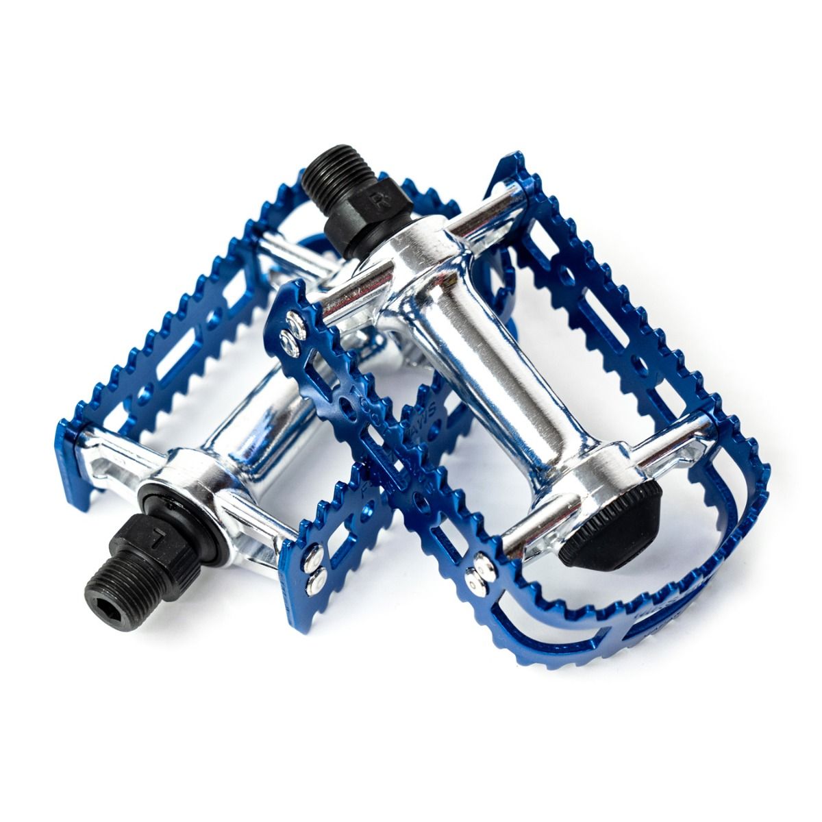 MKS BM-10 Foot Jaws Pedals 1/2" - Dark Blue – BMX Works